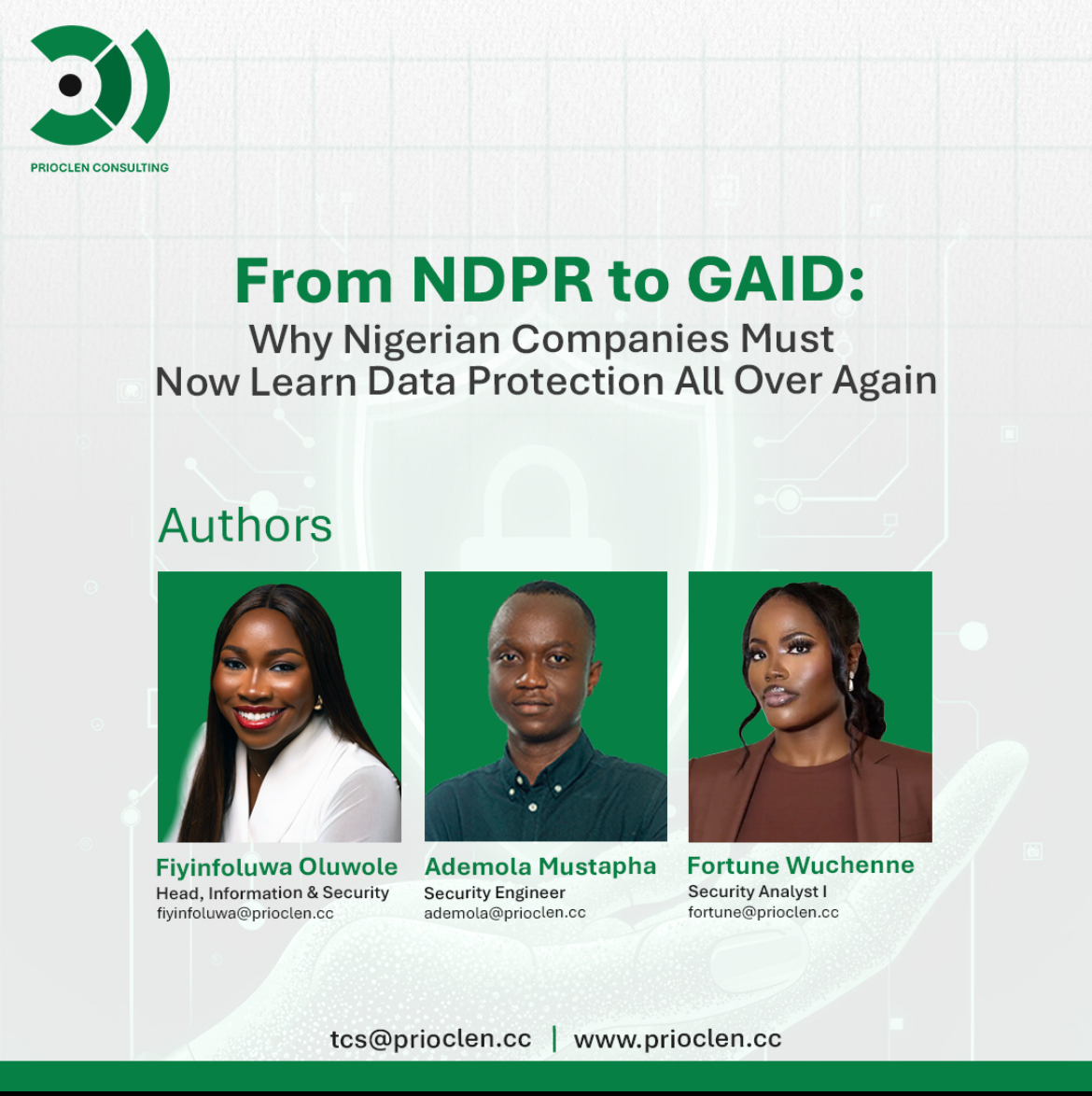 From NDPR to GAID: Why Nigerian Companies Must Relearn Data Protection
